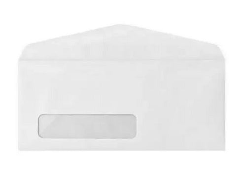 White Letter Envelope with Window (Long) – OneClick Philippines