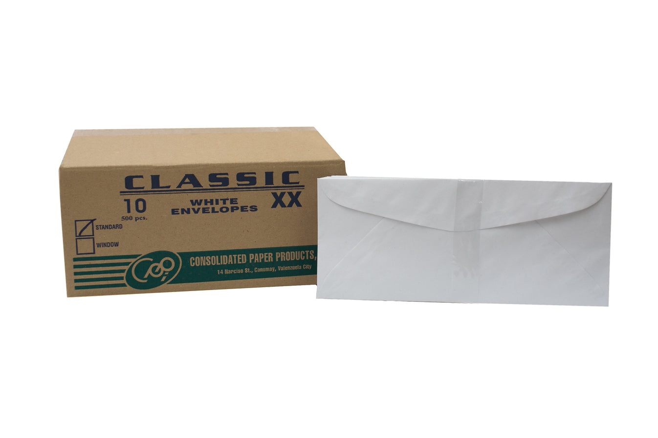 White Letter Envelope (No. 10) – OneClick Philippines
